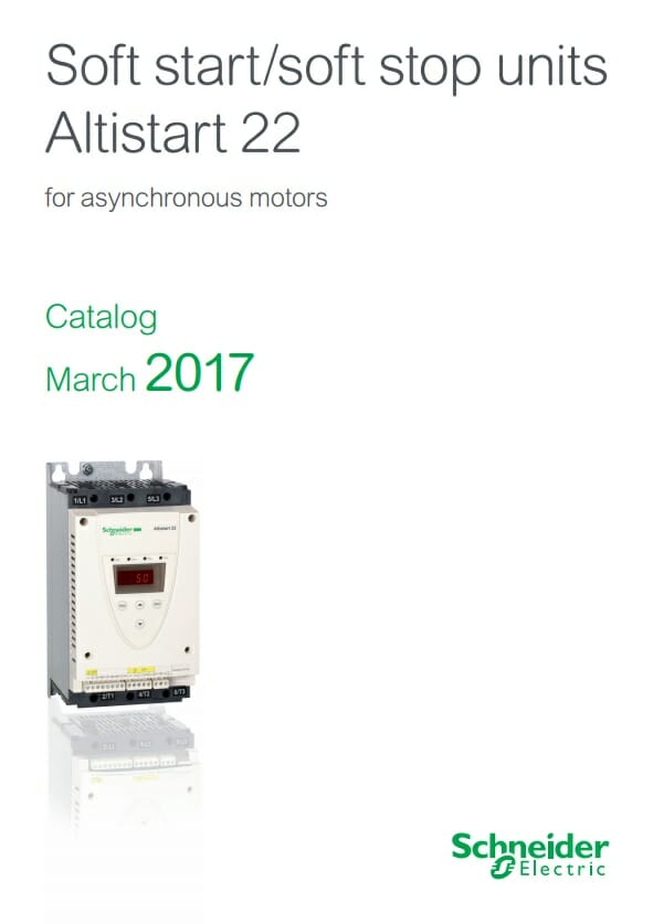 Catalog Soft Start/Soft Stop Altistart 22 Schneider Electric|Factomart ...