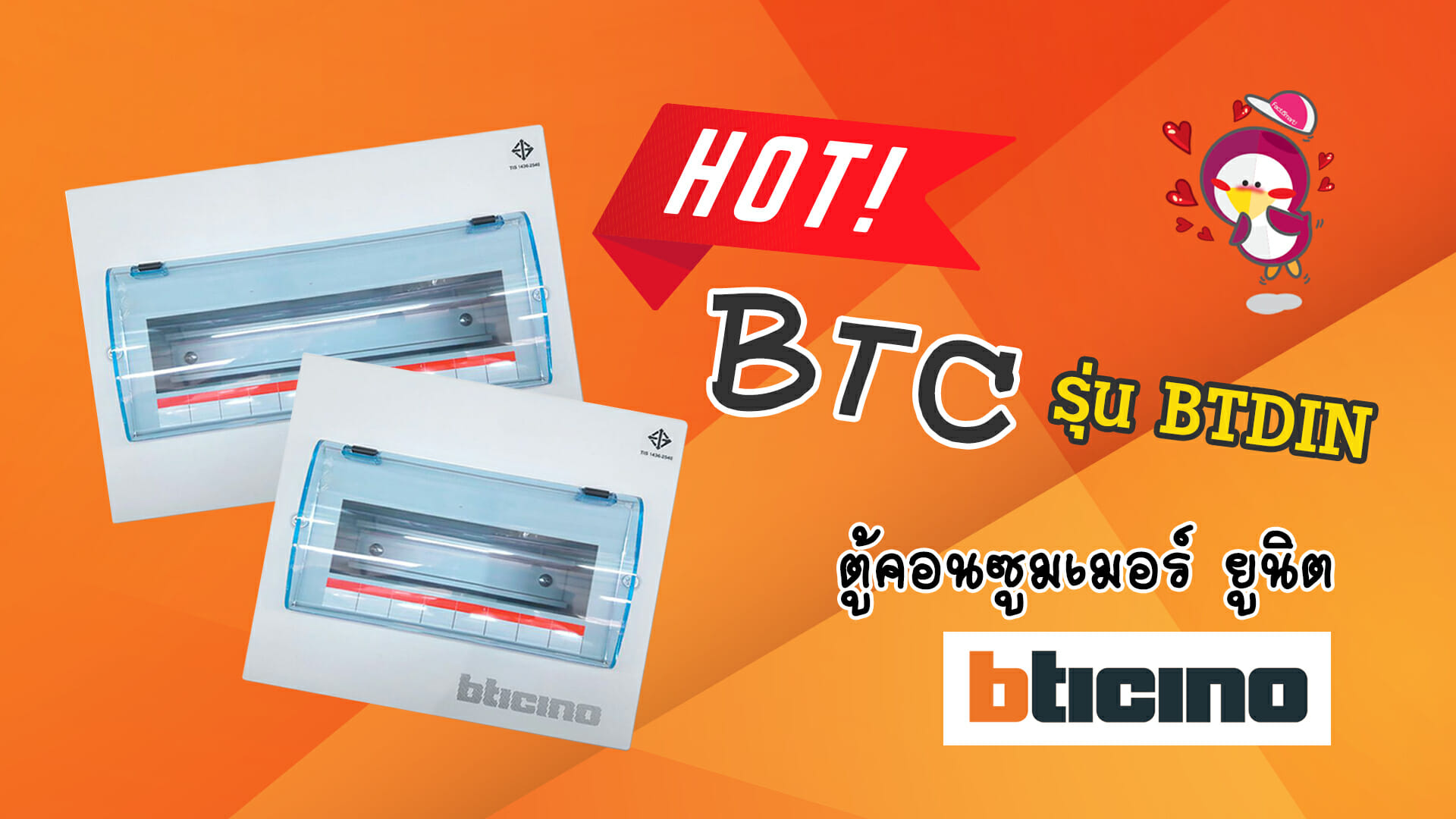 คู่มือการเลือกตู้คอนซูมเมอร์ BTC/ Bticino รุ่น BTDIN | Factomart TH